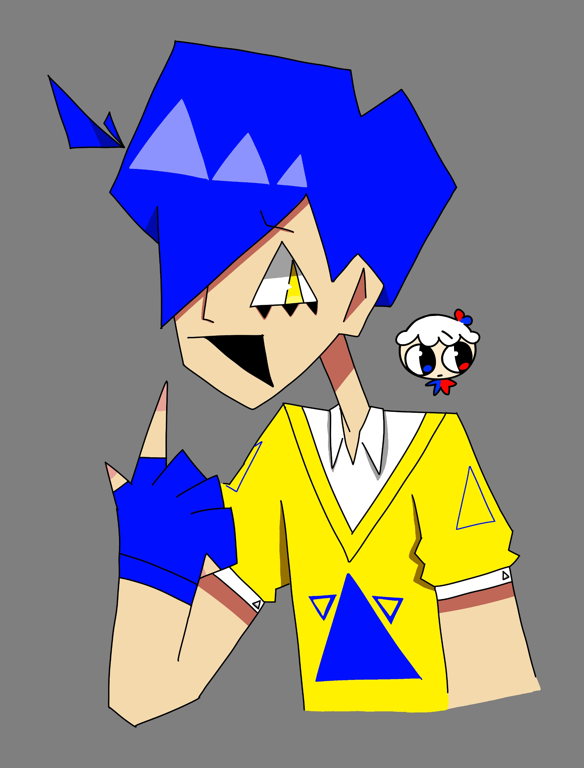 triangle man and particle man gijinkas | Fandom