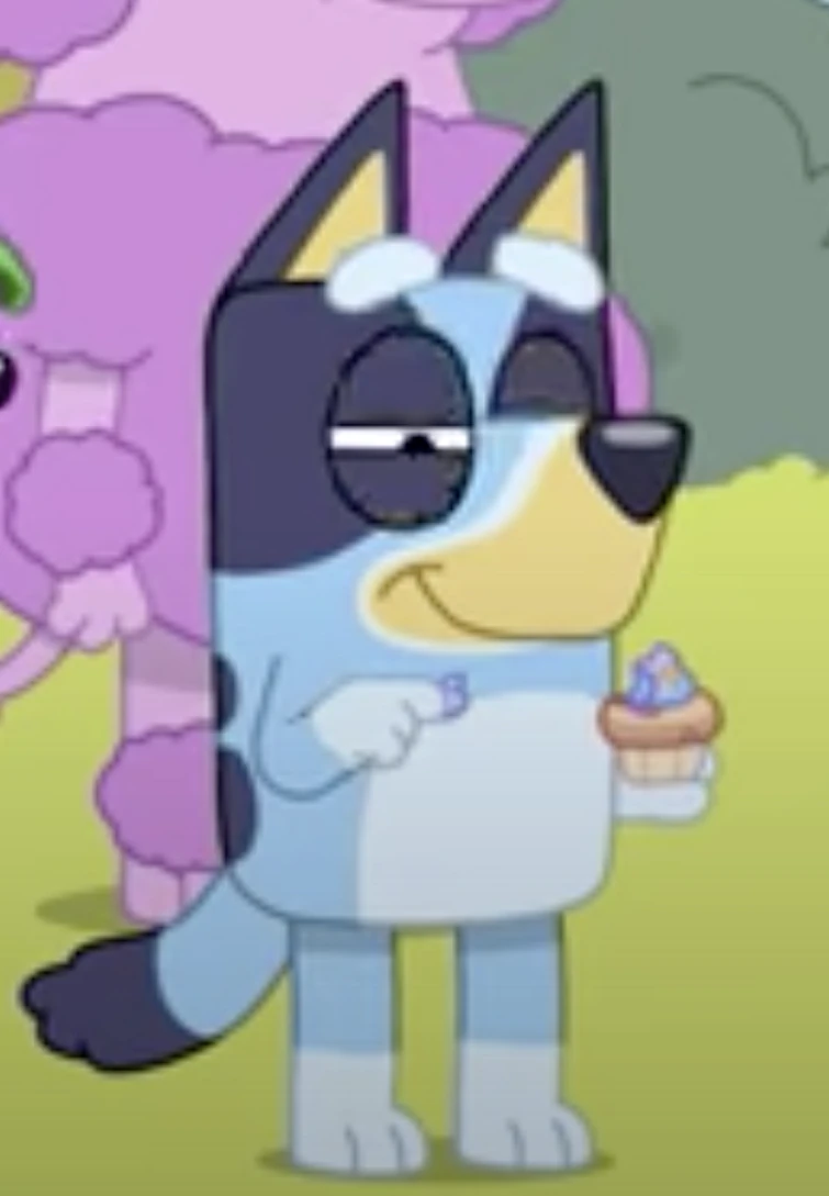 I randomly paused Bluey episodes and here's what images I came across ...