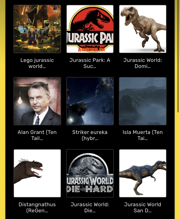 Well look what the most popular JP fanon wiki pages are | Fandom