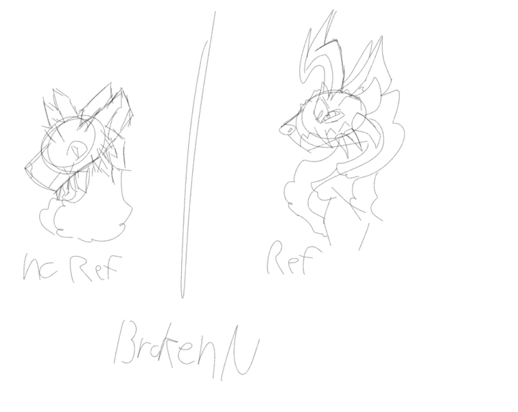 POV: i tried drawing a cas without a reference, then one with a ...