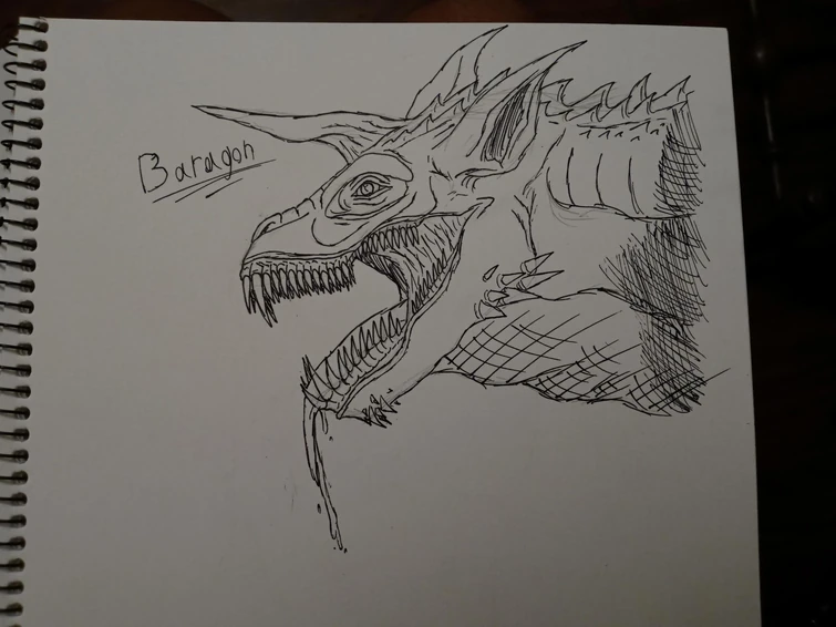 Baragon Sketch | Fandom