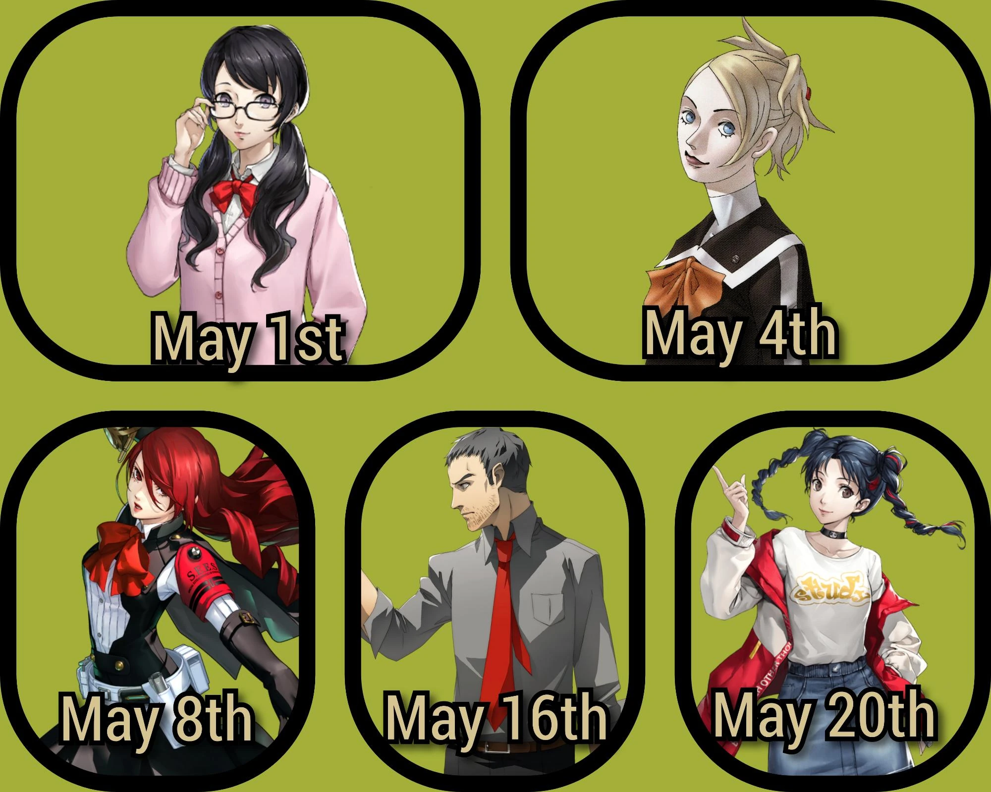 Characters that born in May. | Fandom