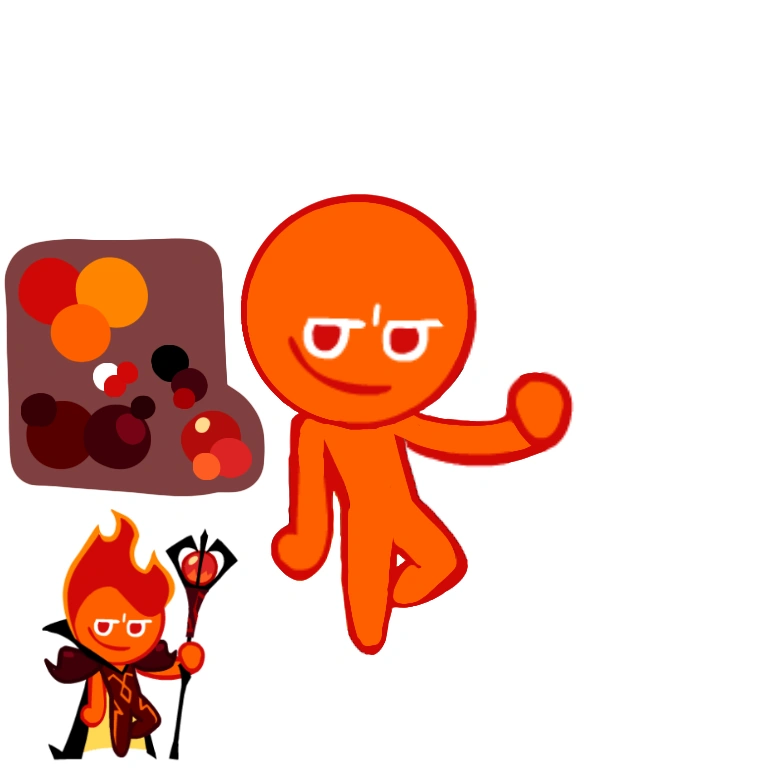 Base coloring for fire spirit cookie | Fandom