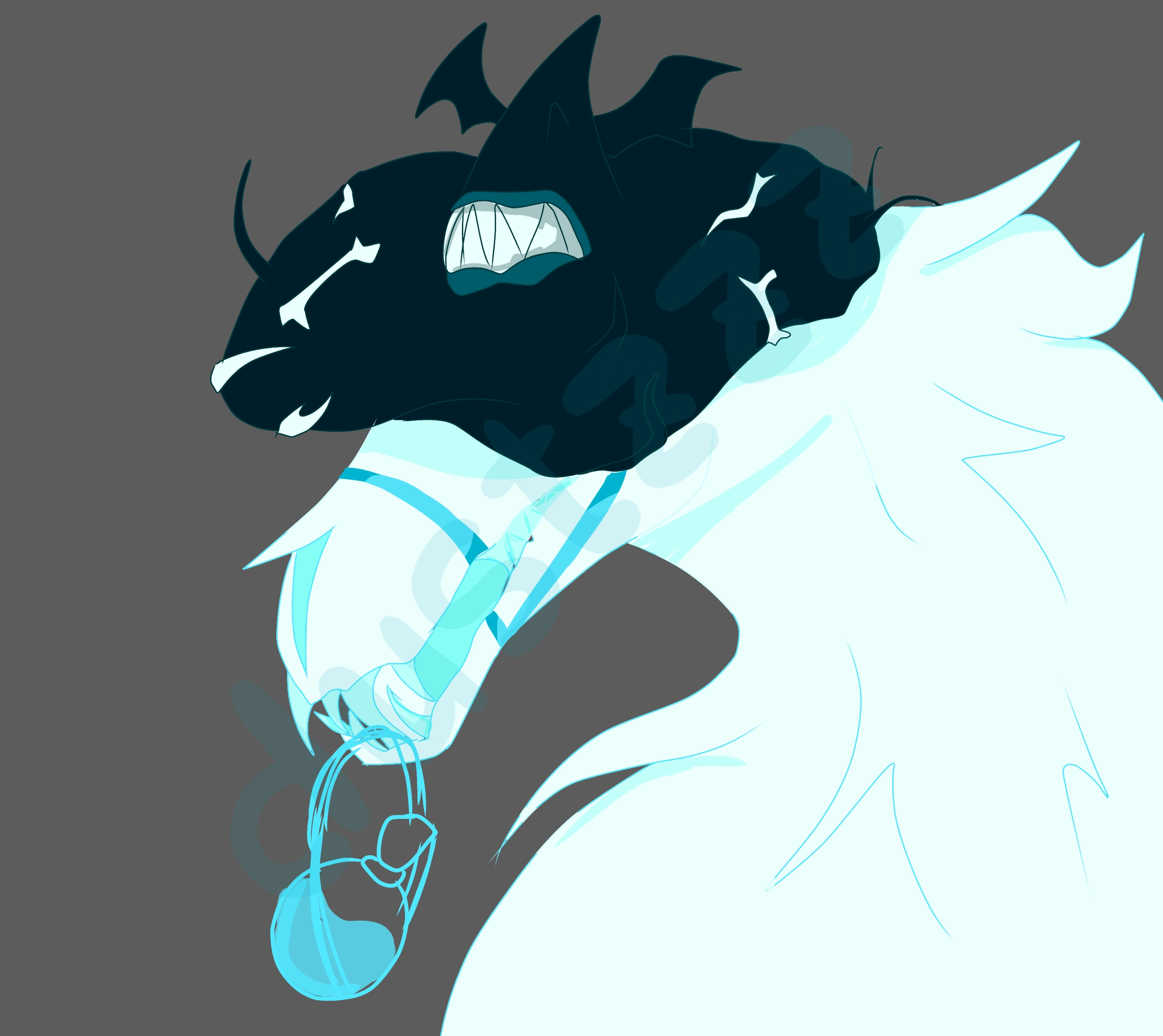 quick doodle of my ghoulsteed!! | Fandom