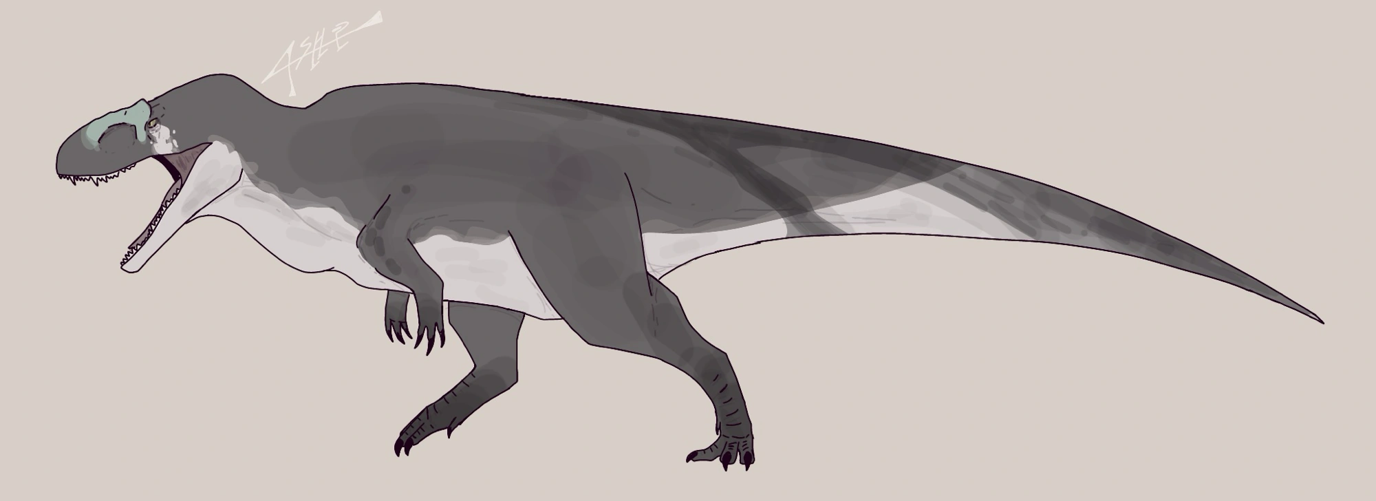 Mapusaurus roseae drawing | Fandom