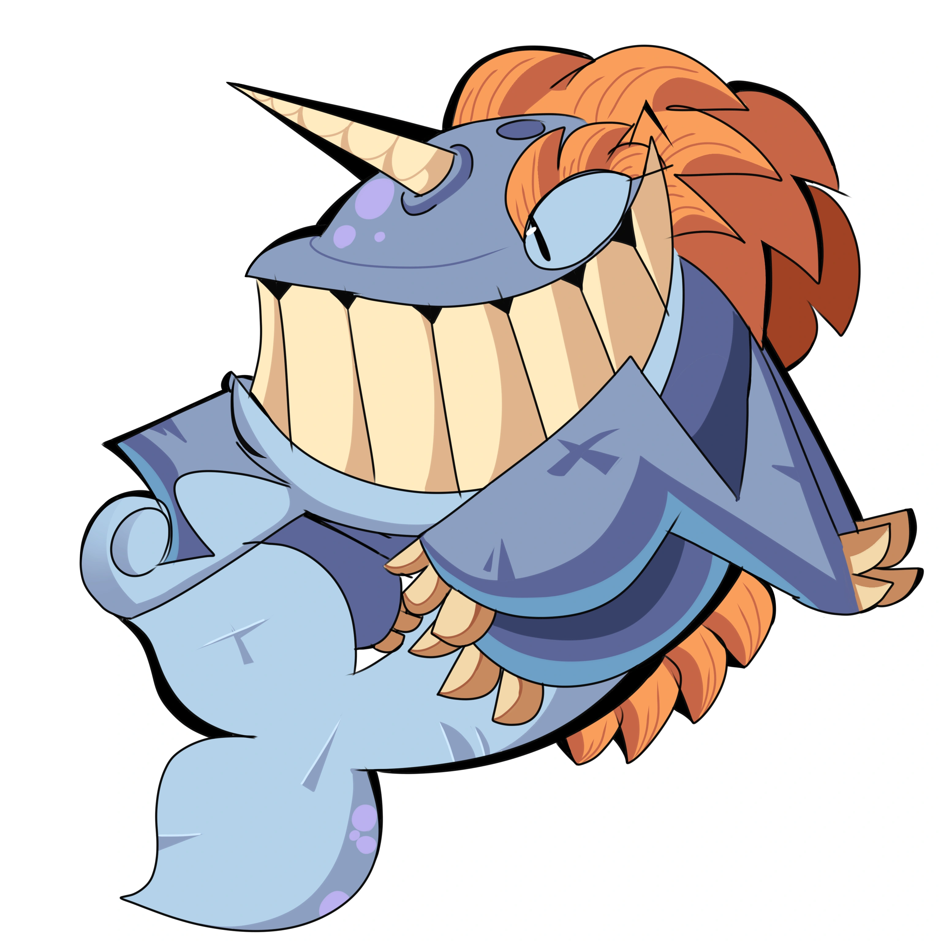 Drawing a random monster every day, decided by a wheel: #3, Bowhead ...