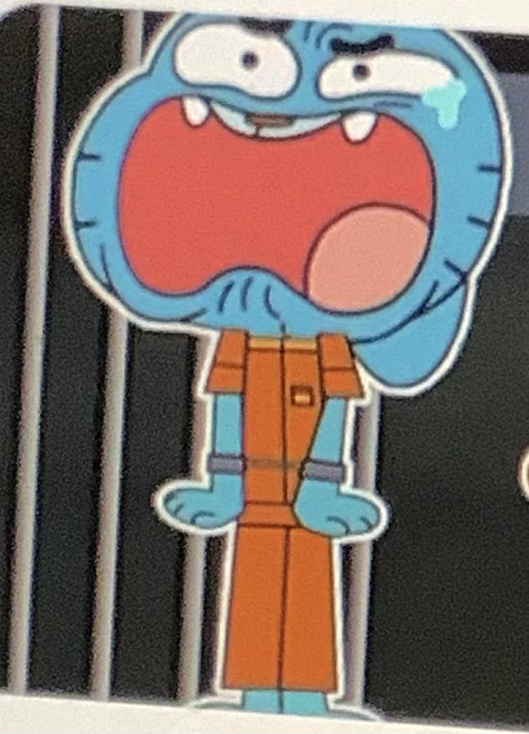 Gumball watterson in a orange prison uniform | Fandom