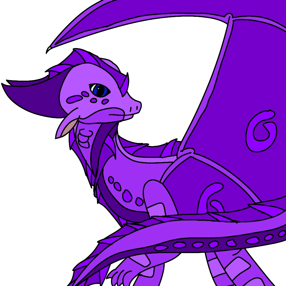 Purple SeaWing art (contest entry) | Fandom