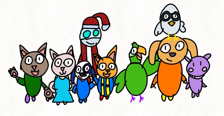 Talking friends fan art 2016 | Fandom