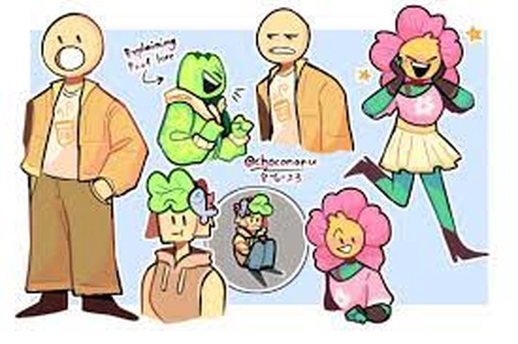 Some humanized bfb characters! | Fandom