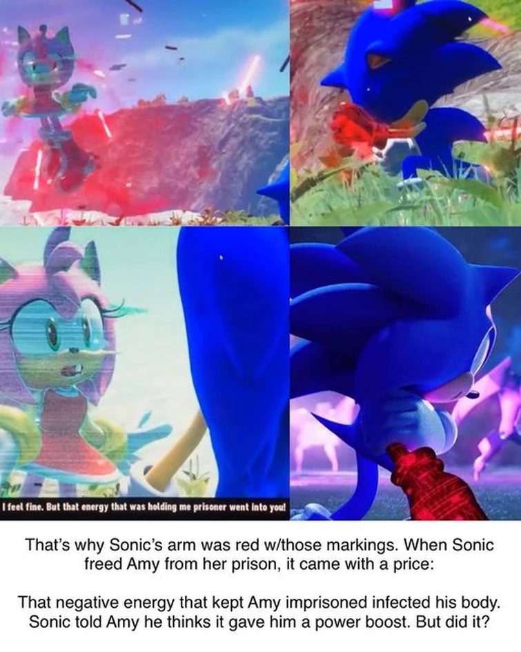 More SonAmy speculation in Sonic Frontiers | Fandom