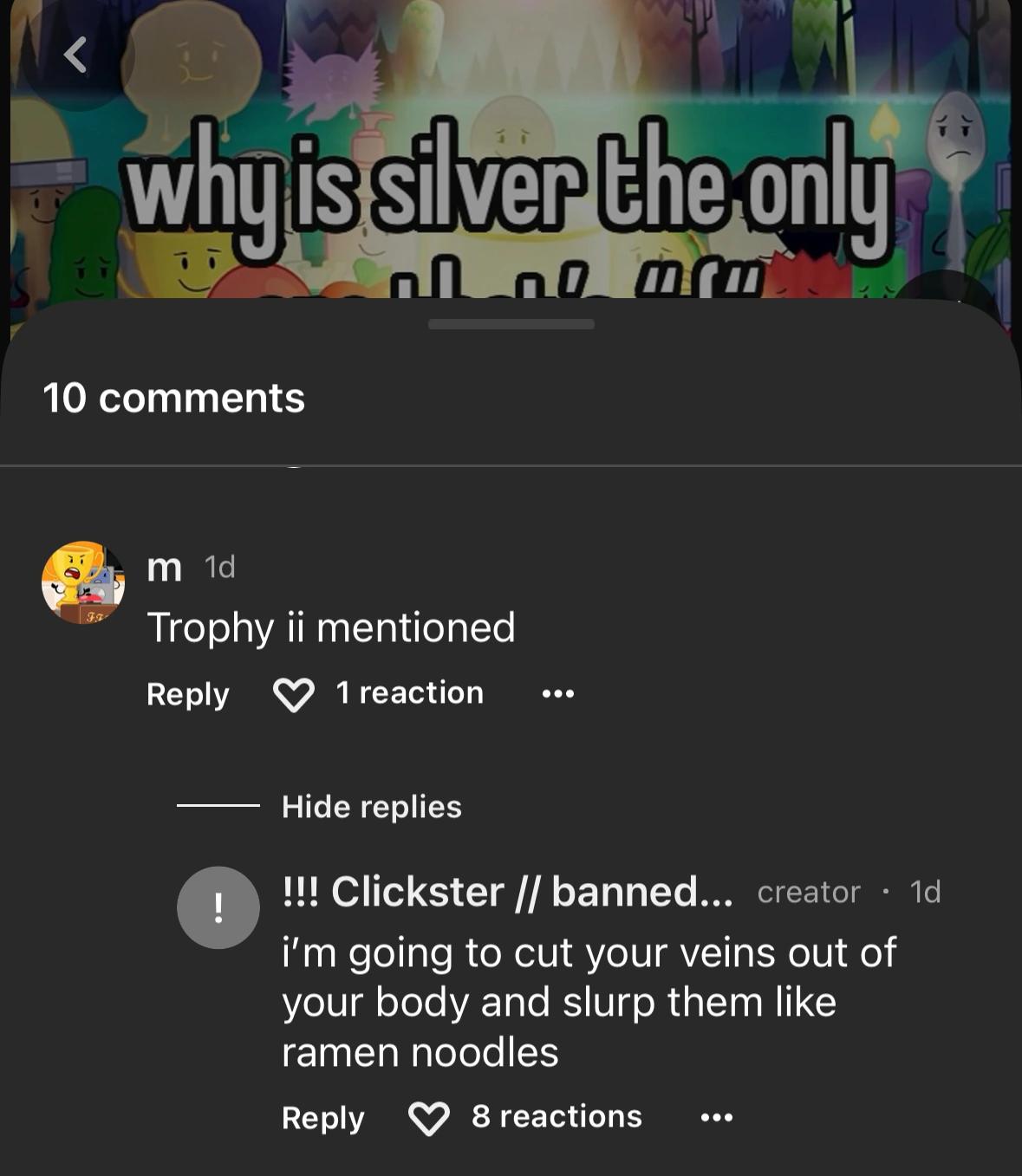 my pin that has nothing to do with trophy got saved to a trophy board ...