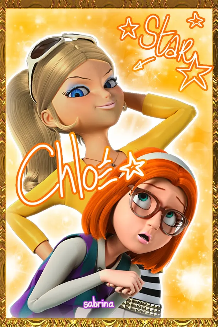 all those years and just now do i notice how weird chloe her eyebrows ...