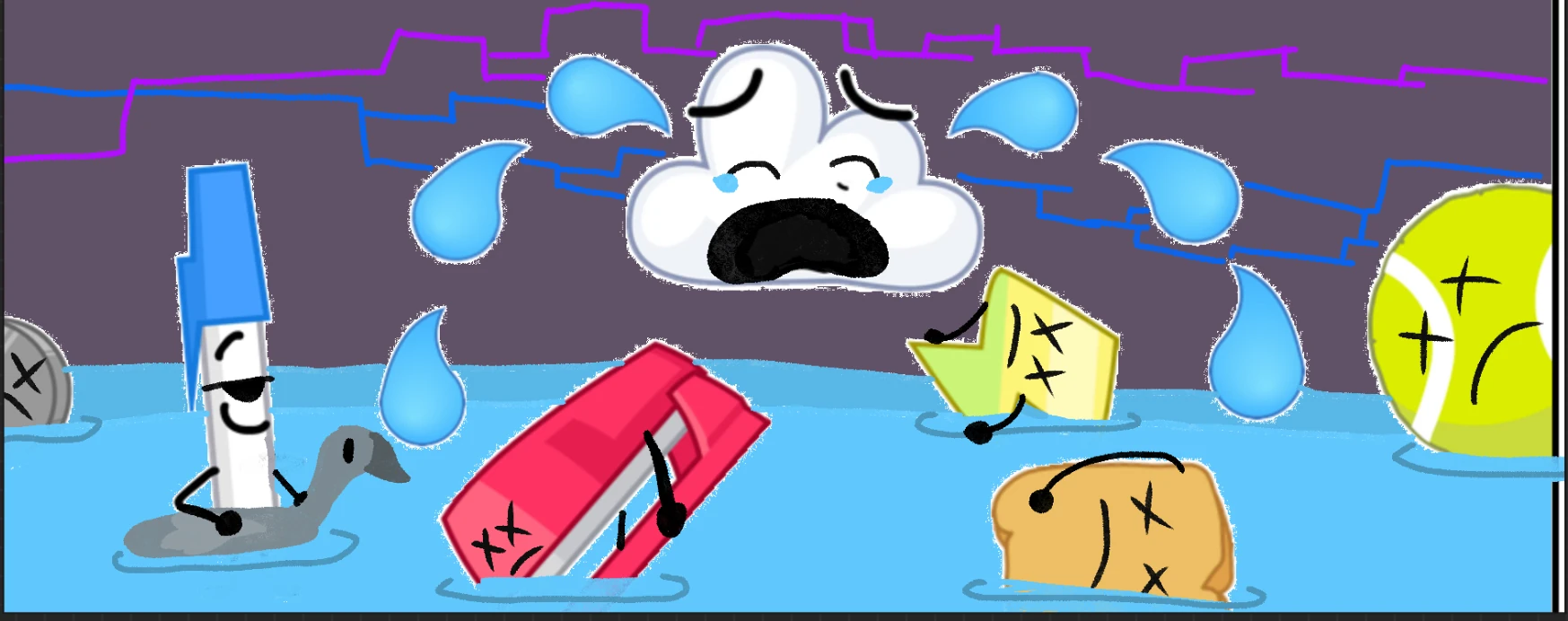 Bfdi: cloudy explodes | Fandom