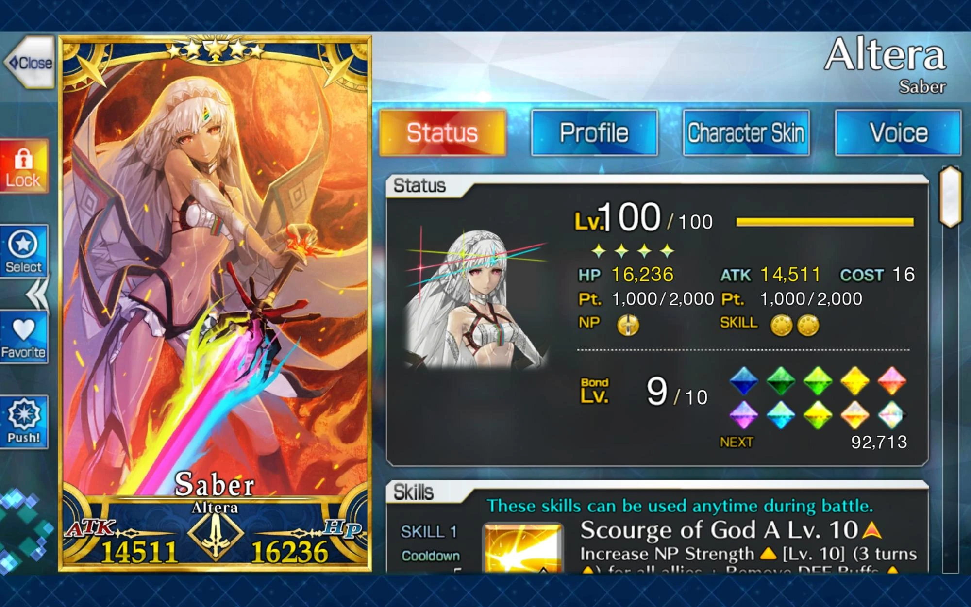 Lvl 100 Altera and lvl 100 support list | Fandom