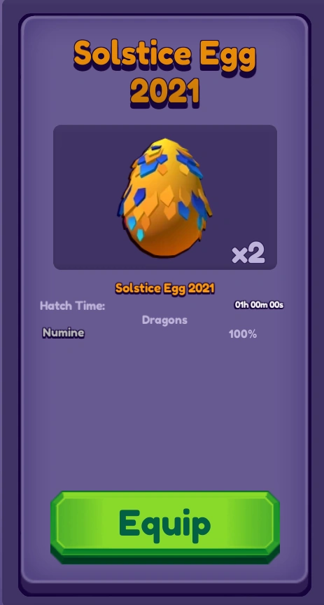 selling/trading x2 solstice 2021 eggs! | Fandom