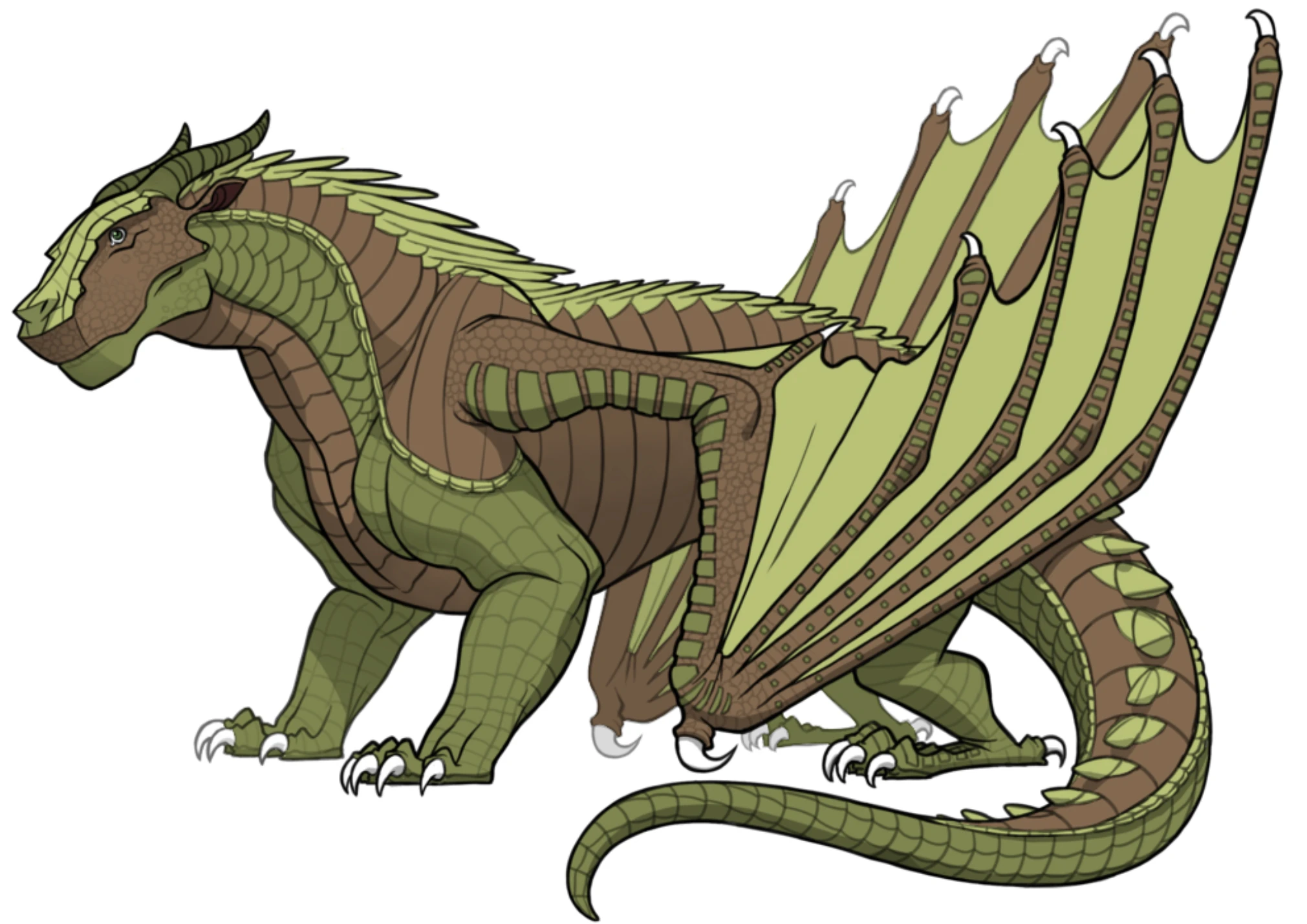 MudWing for the Emerald Winglet! (AAAAA I FINISHED ALSO I LOVE THIS REF ...