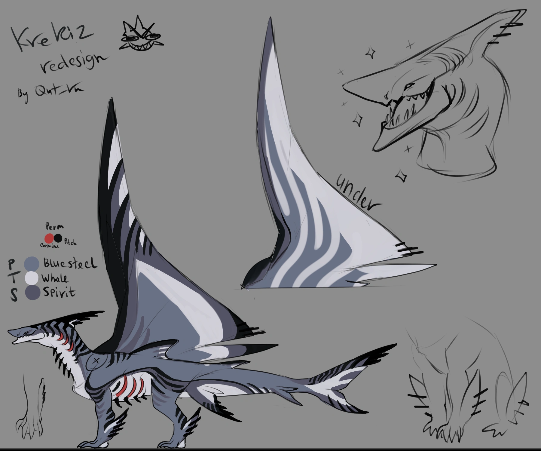 I've made some slight changes 🦈 krekiz redesign | Fandom