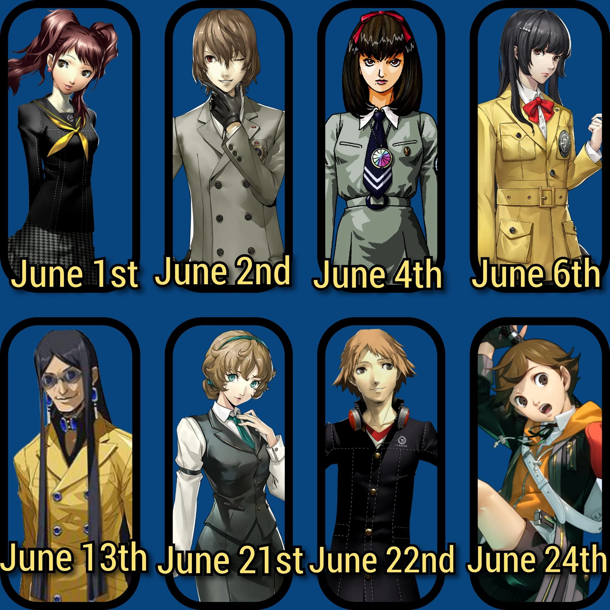 Characters that born in June. | Fandom