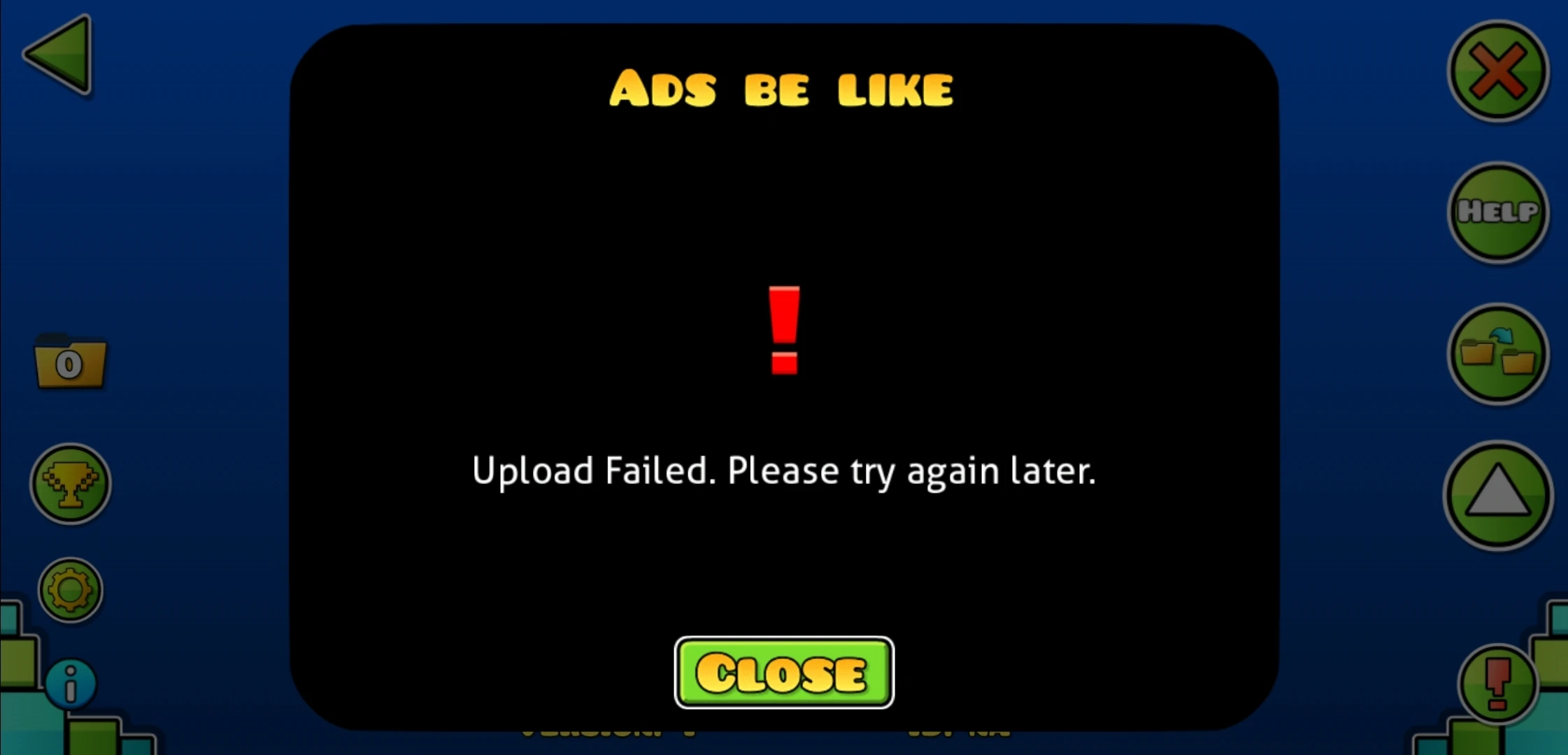 Im back (I also found a bug in GD) | Fandom