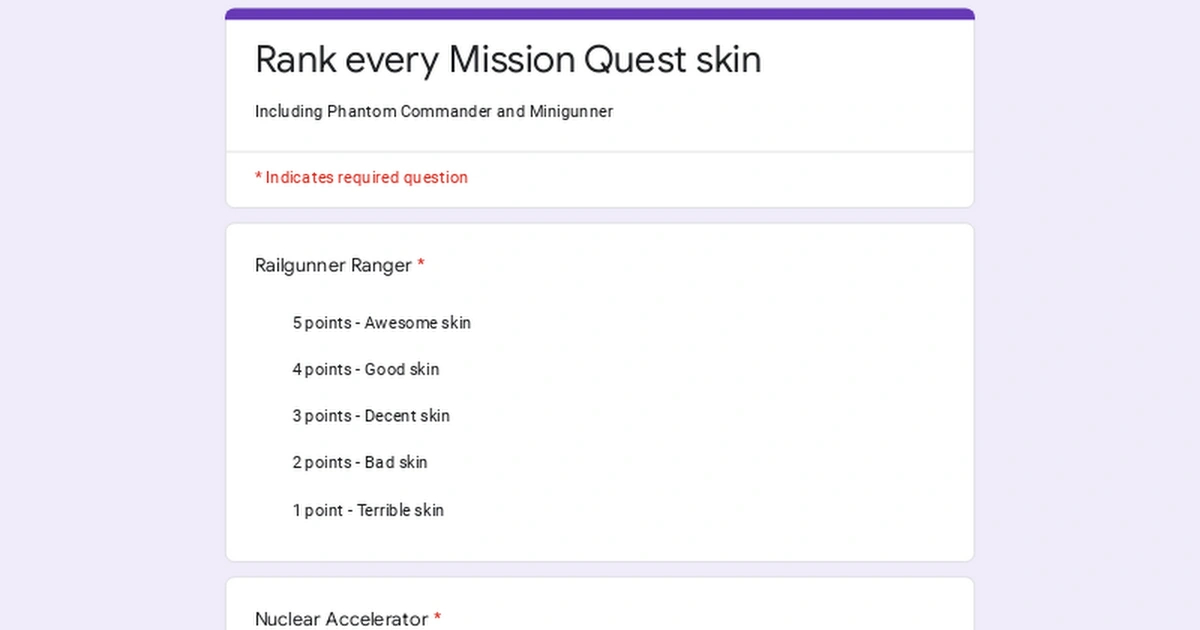 Rank every Mission Quest skin | Fandom