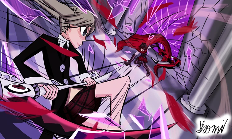 Huntress' Ressonance | Maka Albarn vs Ruby Rose (Soul Eater vs RWBY ...