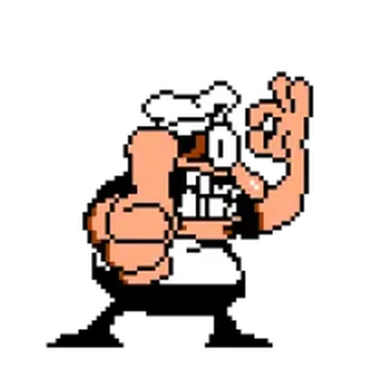 Peppino after getting Minus8 arrested in Pizza Tower 2(very cool): | Fandom