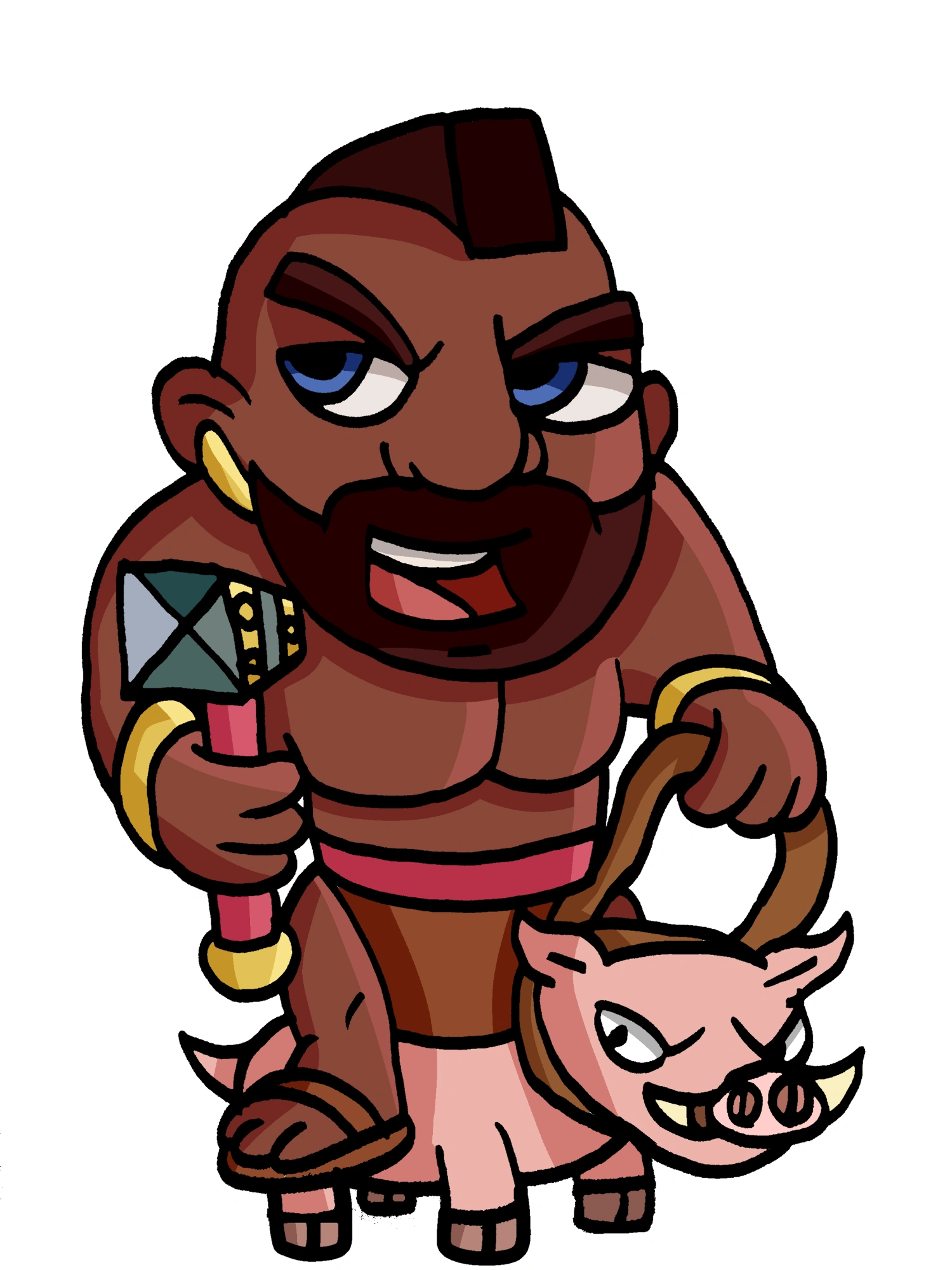 My drawing of Hog Rider | Fandom
