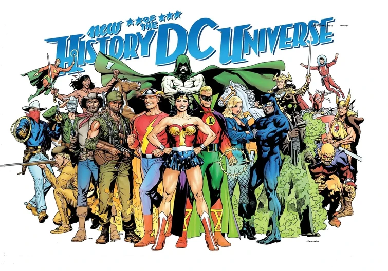 DC Comics announces 'NEW HISTORY OF THE DC UNIVERSE', a four-issue ...
