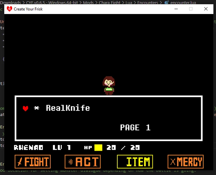 Dev Update 1 On Chara fight | Fandom