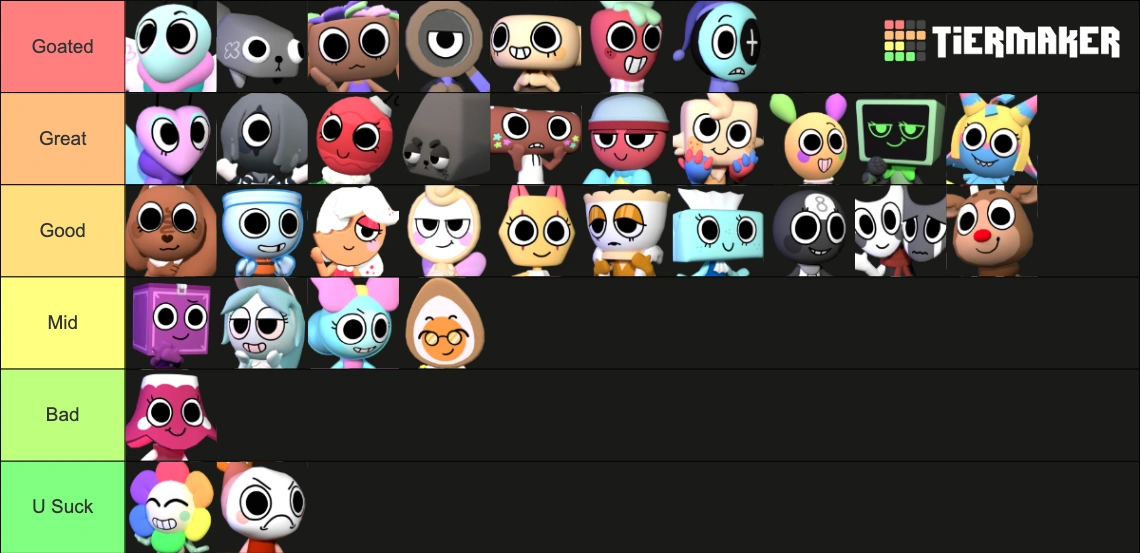 HERE IS MY PERSONAL TIER LIST OF HOW GOOD TOONS ARE IN GAME | Fandom