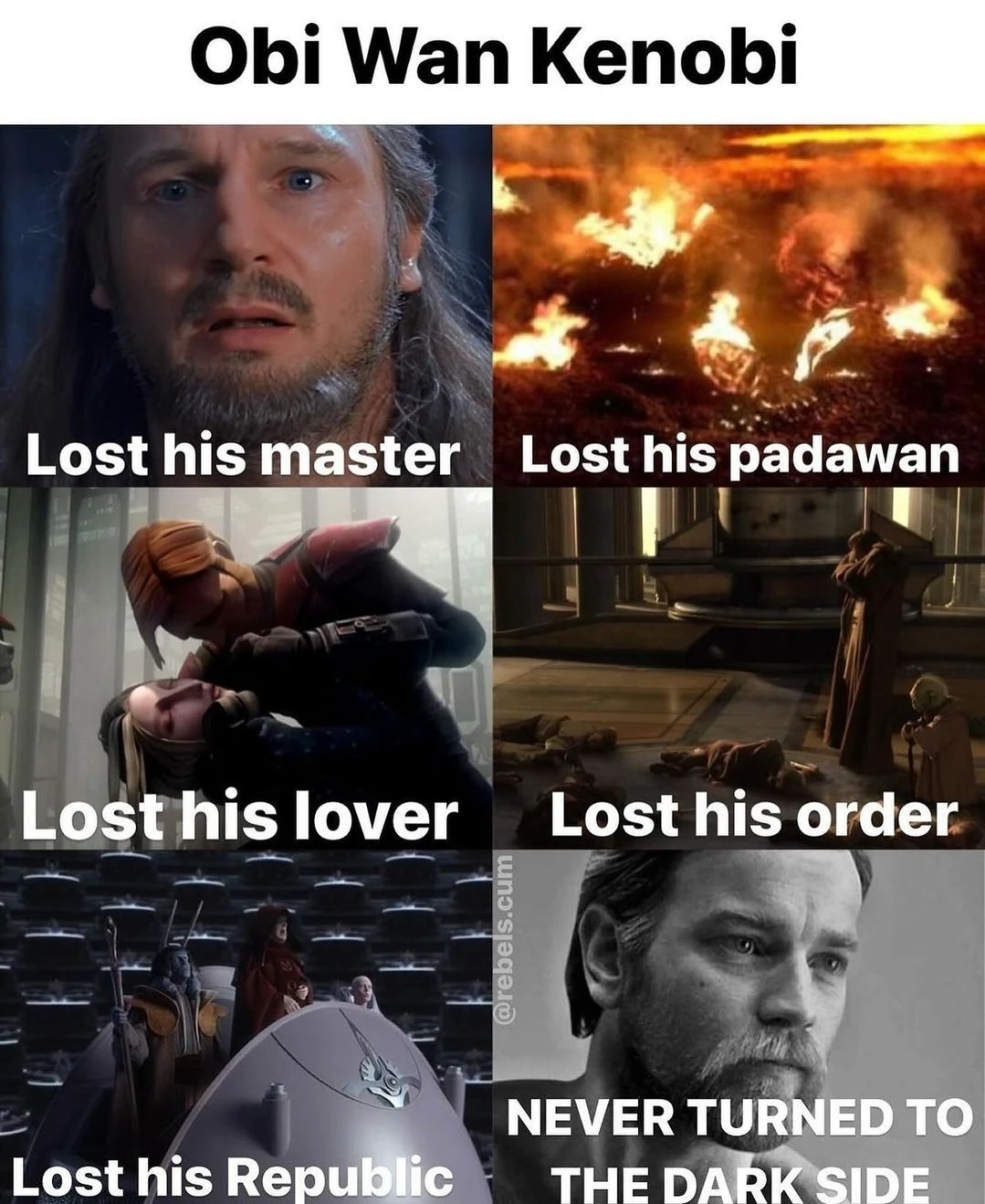 Nothing, absolutely nothing justify the path to the dark side... | Fandom