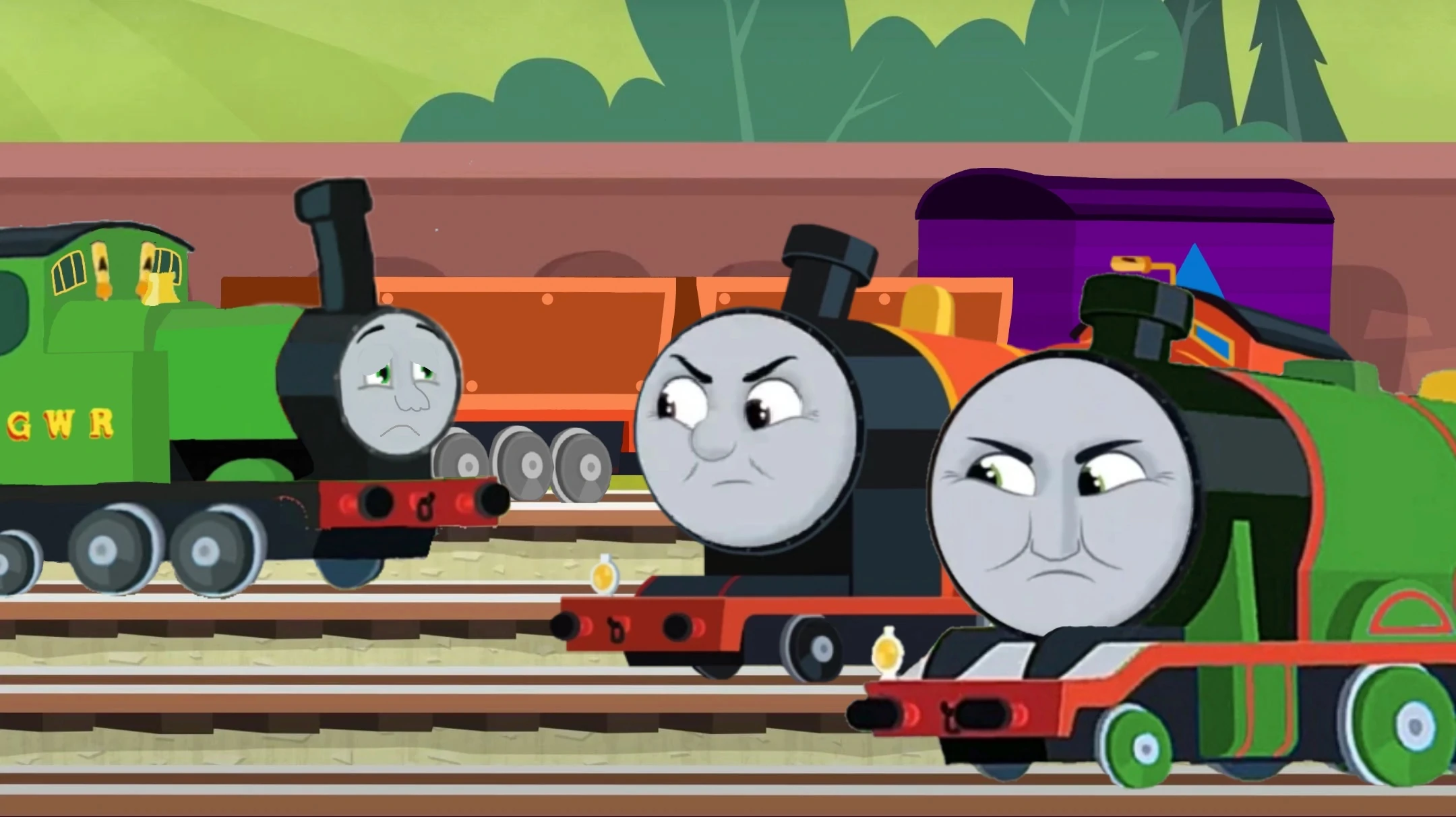 “Your mocking about has delayed our trains Oliver!” | Fandom