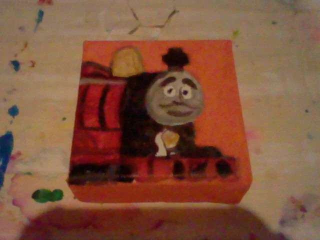 I painted the canvas of James | Fandom