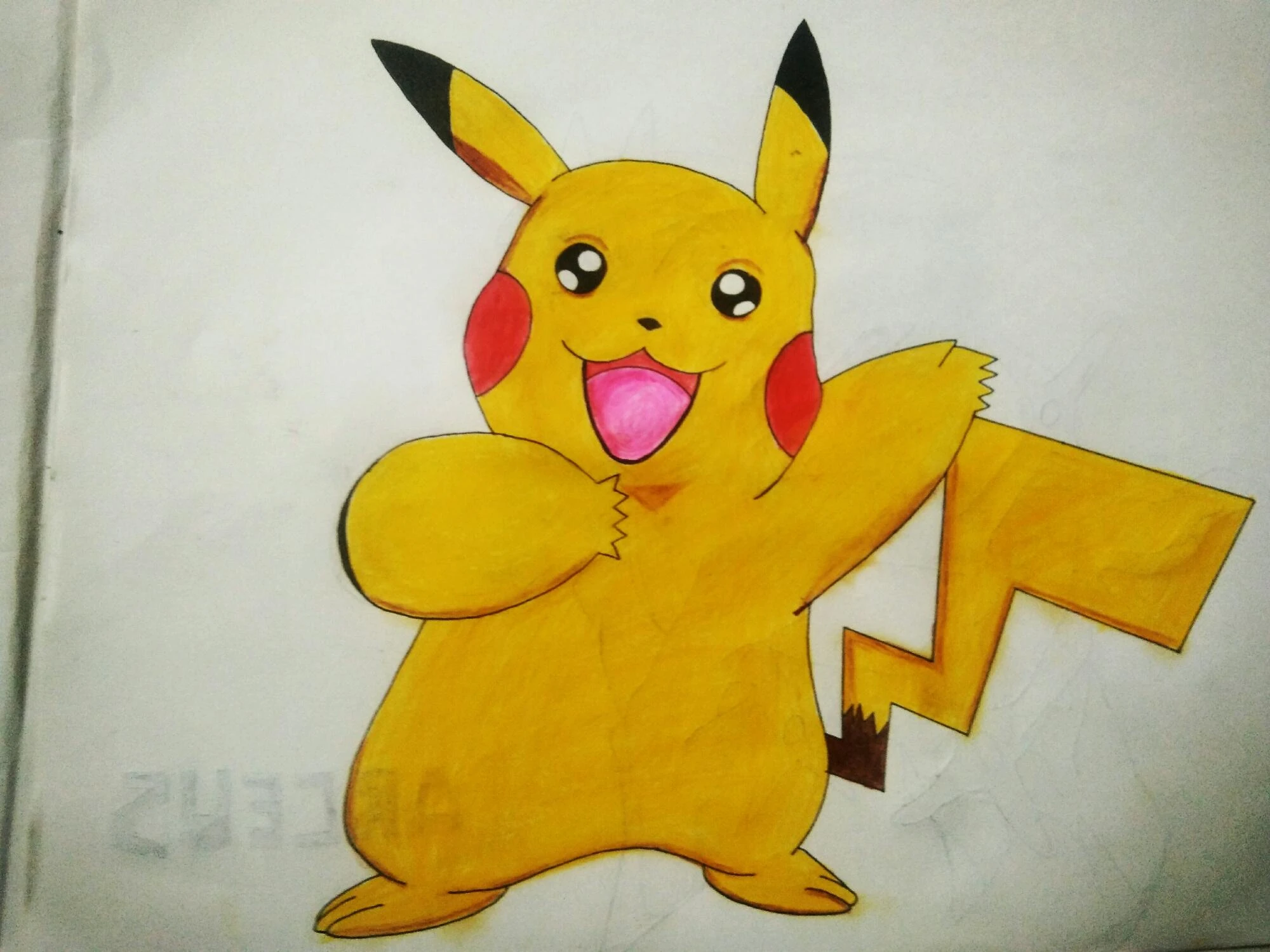 Pokémon Artwork (Pikachu) | Fandom
