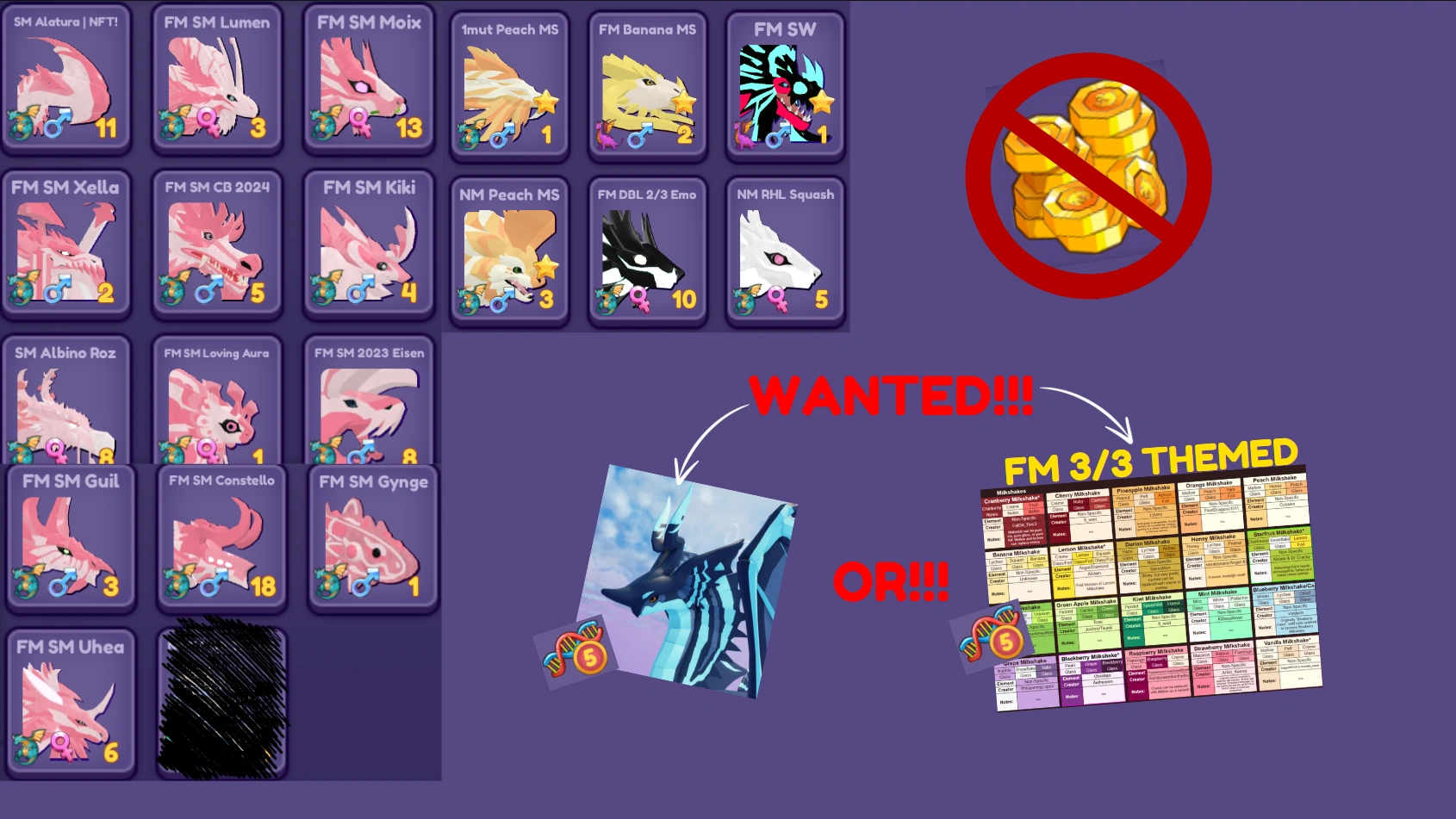 Taking offers on themed dragons! (NOT TAKING COINS) | Fandom