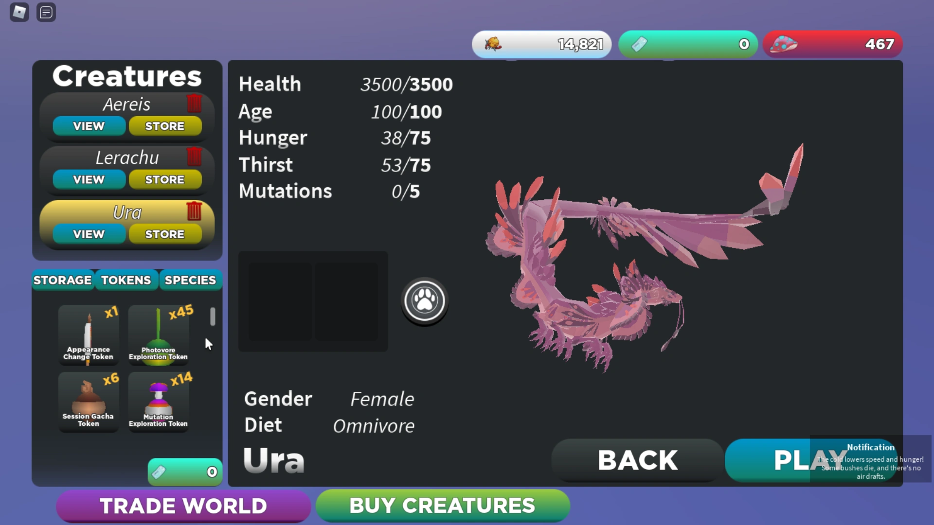 Trading 45 photovore tokens | Fandom