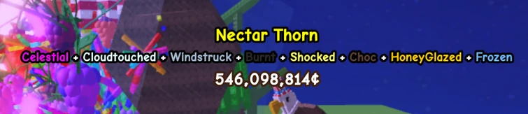 Celestial, cloud touched, wind struck, burnt, shocked, shoc, honeygazed, frozen 50kg nectar ...