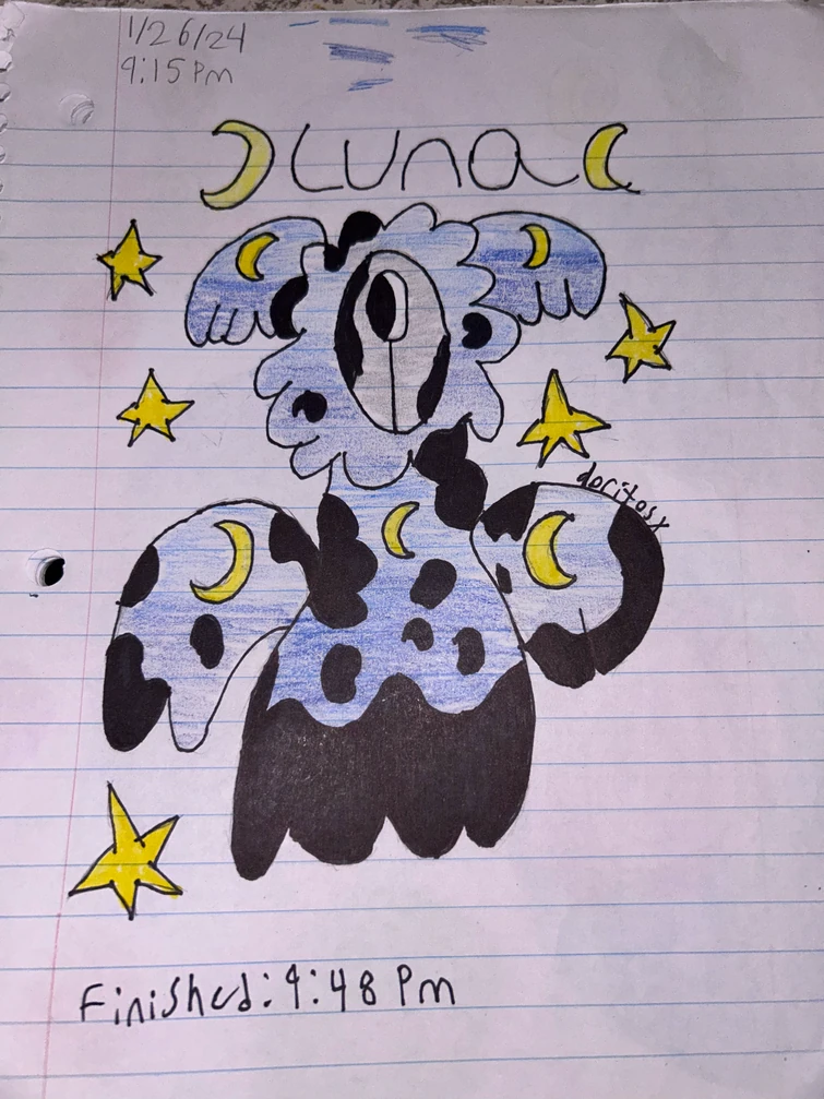 bored so i redrew luna (my angelic warden oc) | Fandom