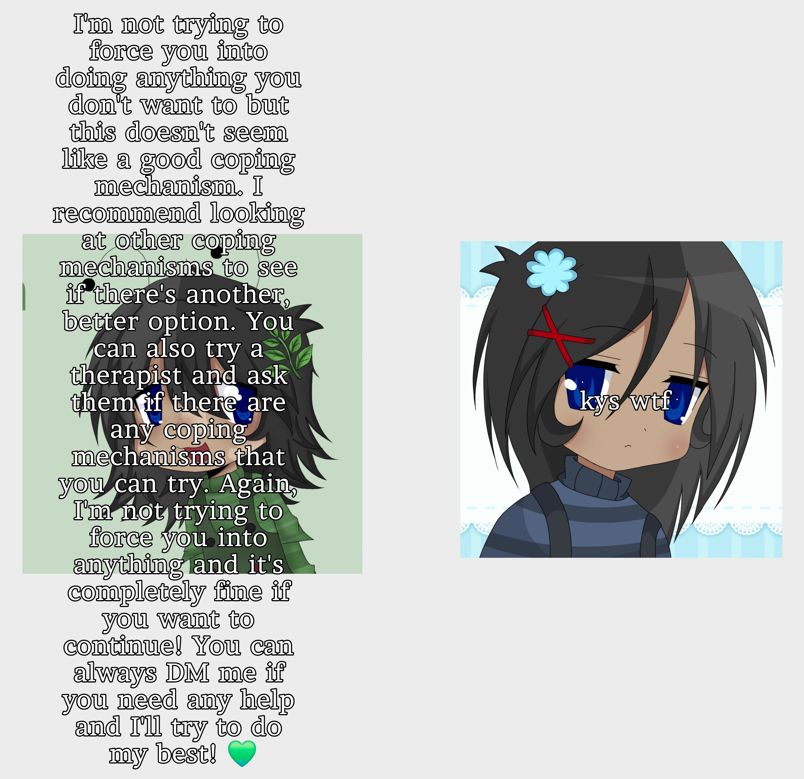 They both have good intentions. | Fandom