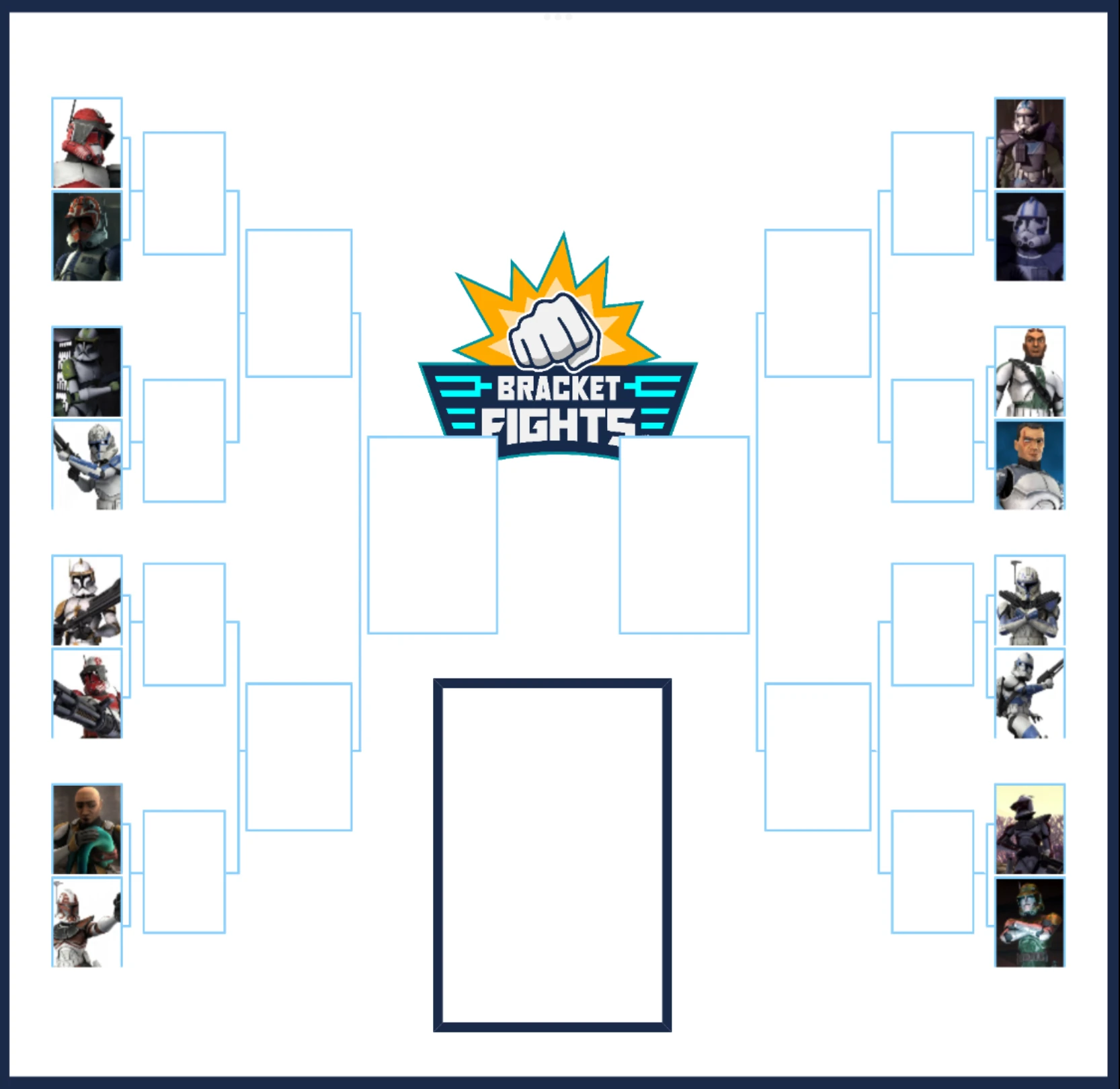 Bracket wars. “begun the clone wars has” poll | Fandom