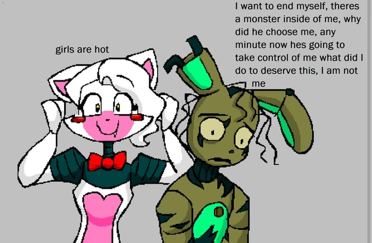 Remember that one weird Springtrap and Mangle series? | Fandom