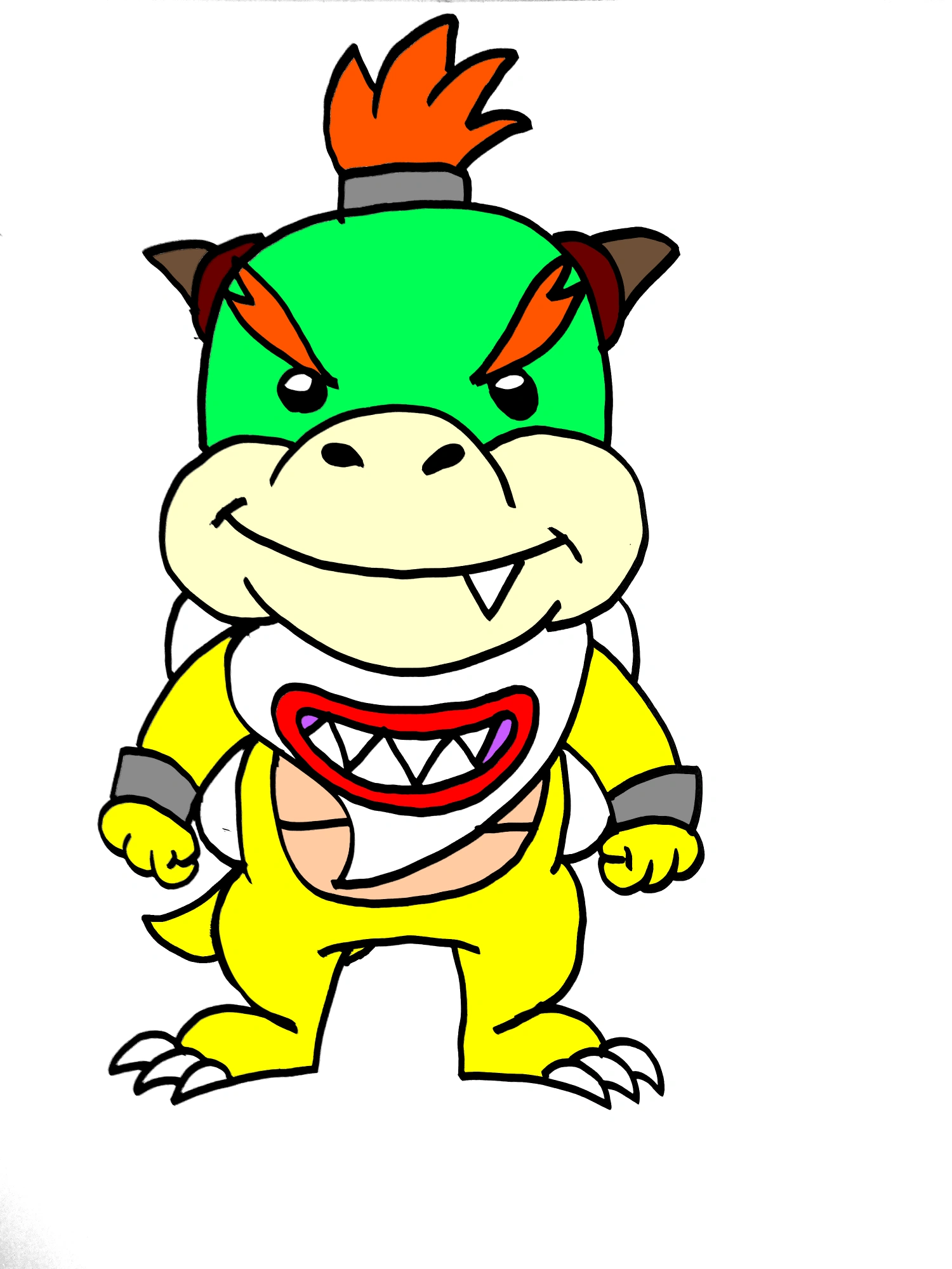My drawing of Bowser Jr. | Fandom
