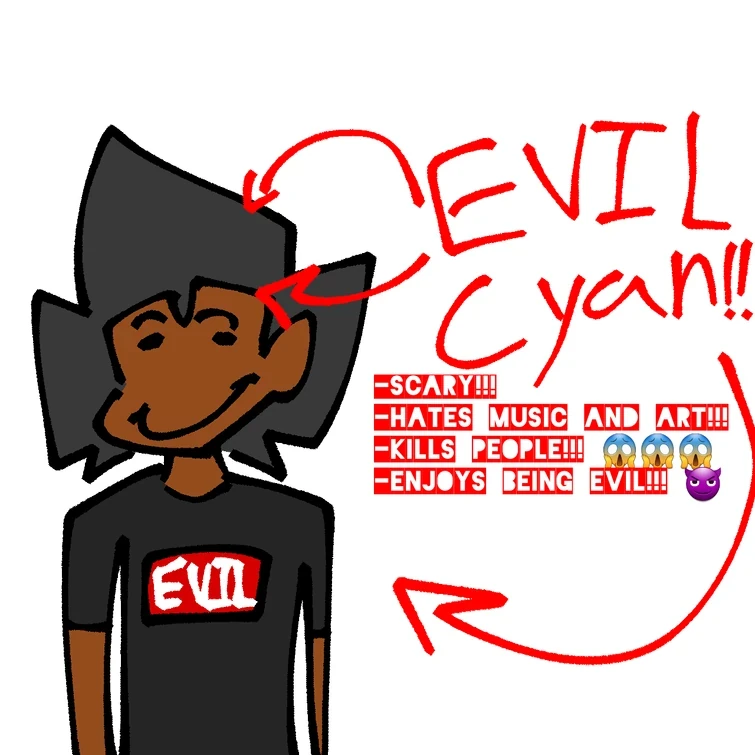 evil cyan | Fandom
