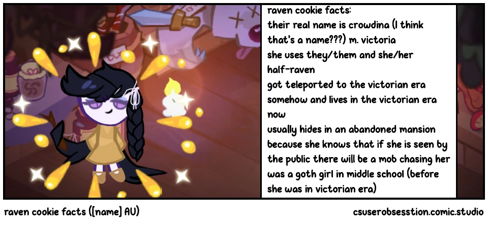 raven cookie facts | Fandom