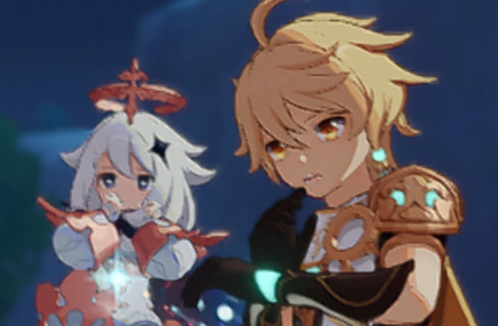 i love taking random screenshots of aether and paimon | Fandom
