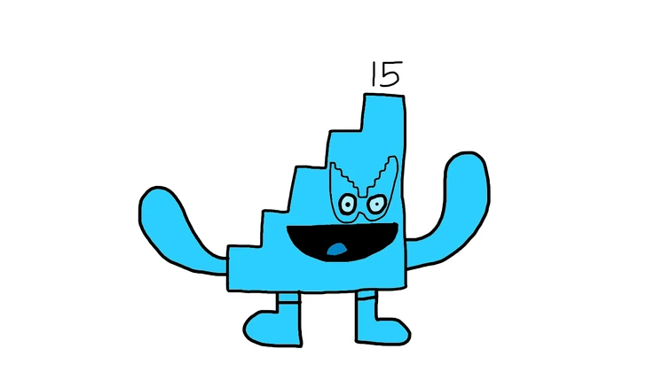 Here's another Numberblock I drew in Making Fiends style, it's 15! | Fandom