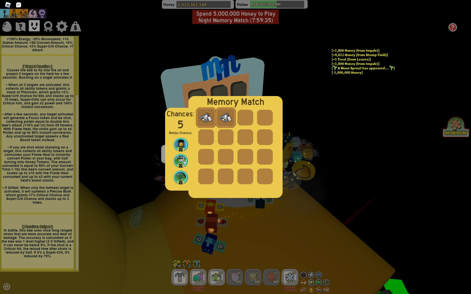 night memory match luck | Fandom