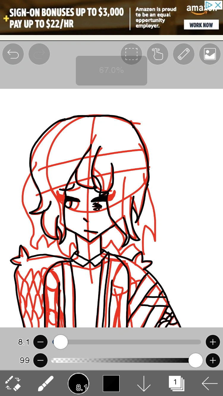 So I saw we are drawing OCs, so here’s how far I am with my DSMP OC ...