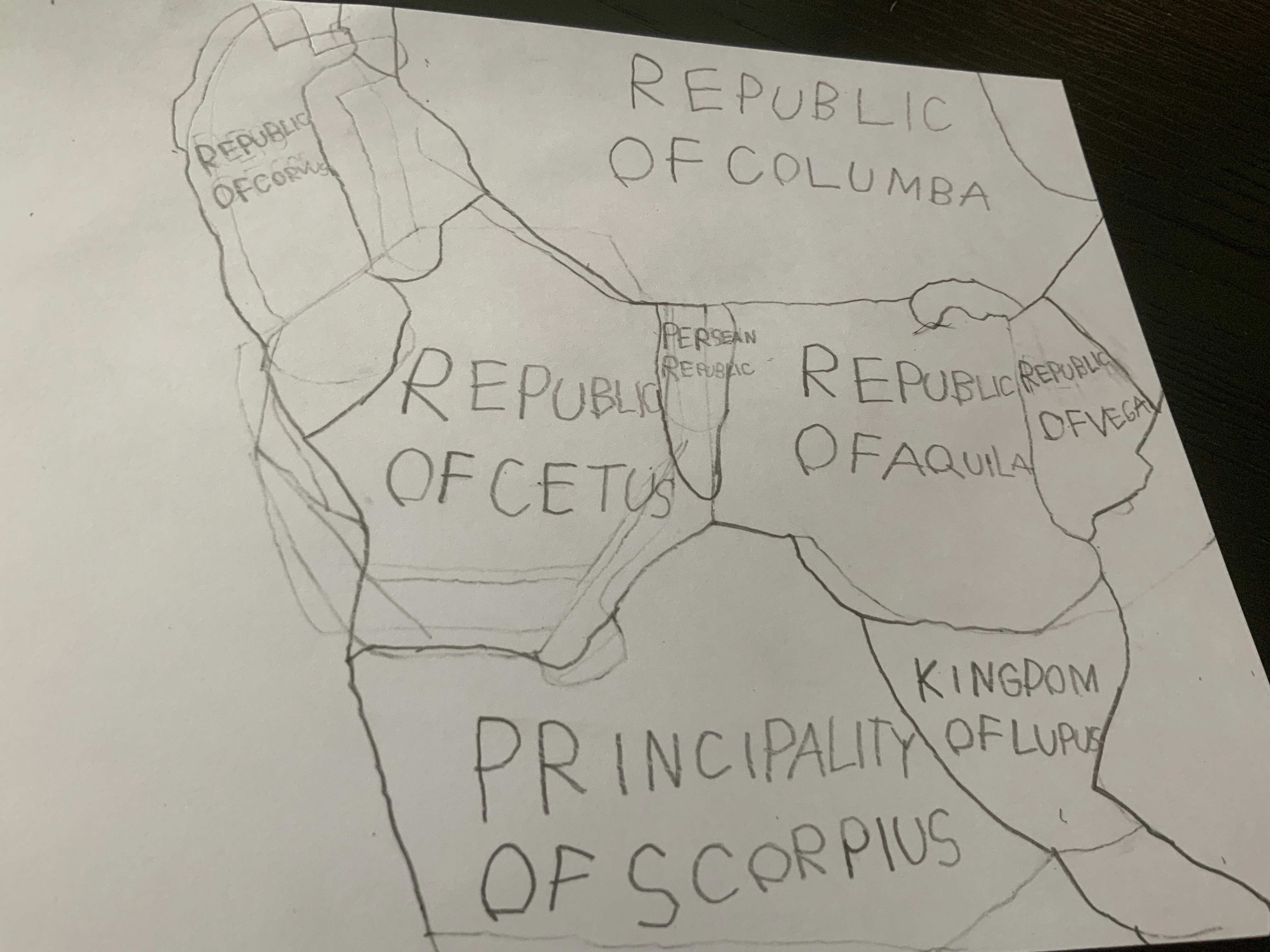 Map of Cetus 1961 fanmade | Fandom